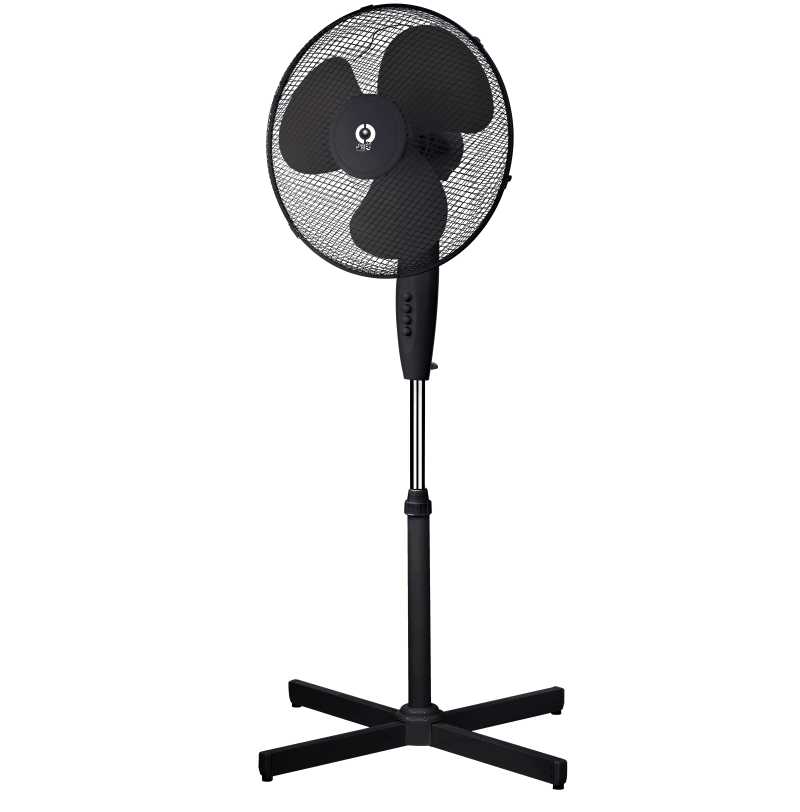 “Felix” Μαυρος Ανεμιστηρας Ορθοστατου 16″ 50W | Ηλεκτρολογικό υλικό ...